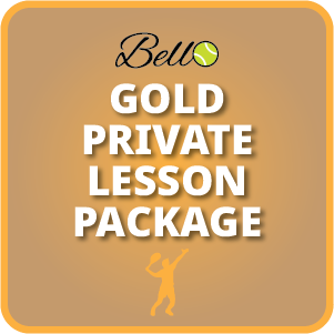 Gold Private Lesson Package | Bello Tennis